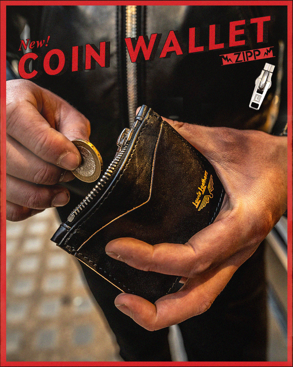 New Coin Wallet - Lewis Leathers