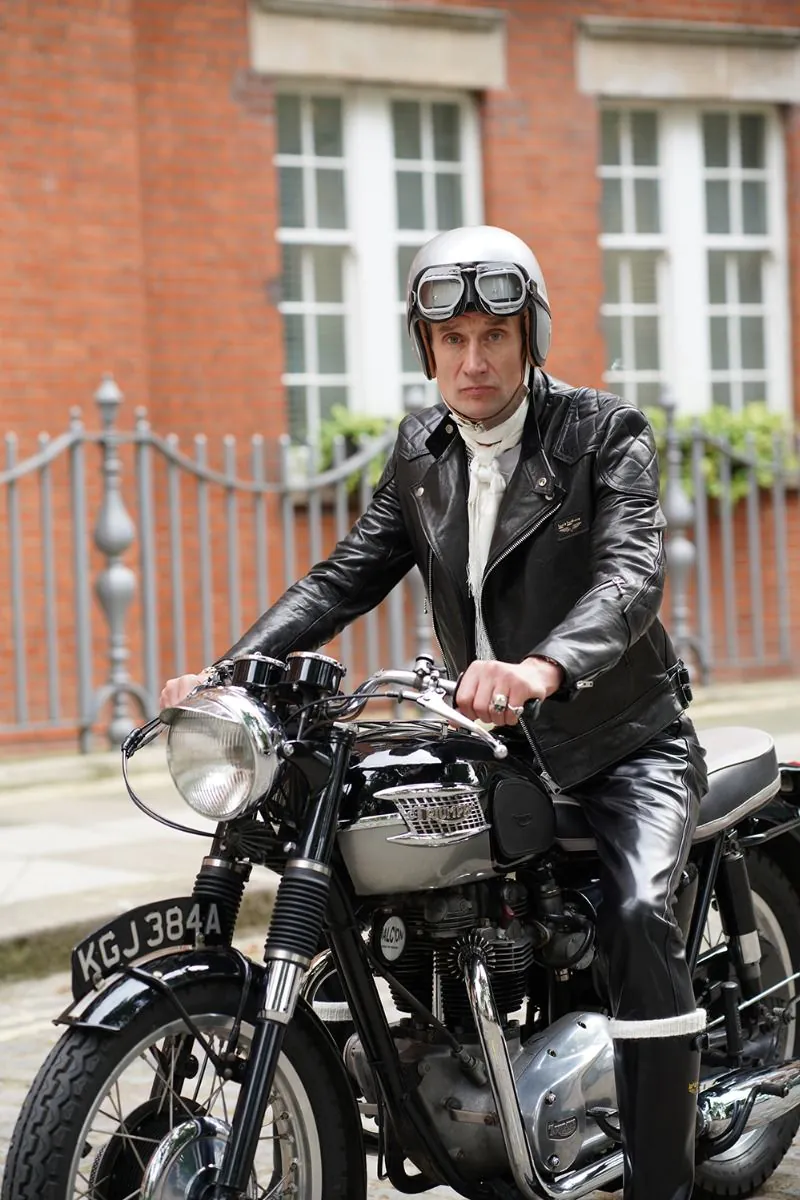 mens silk motorcycle scarf